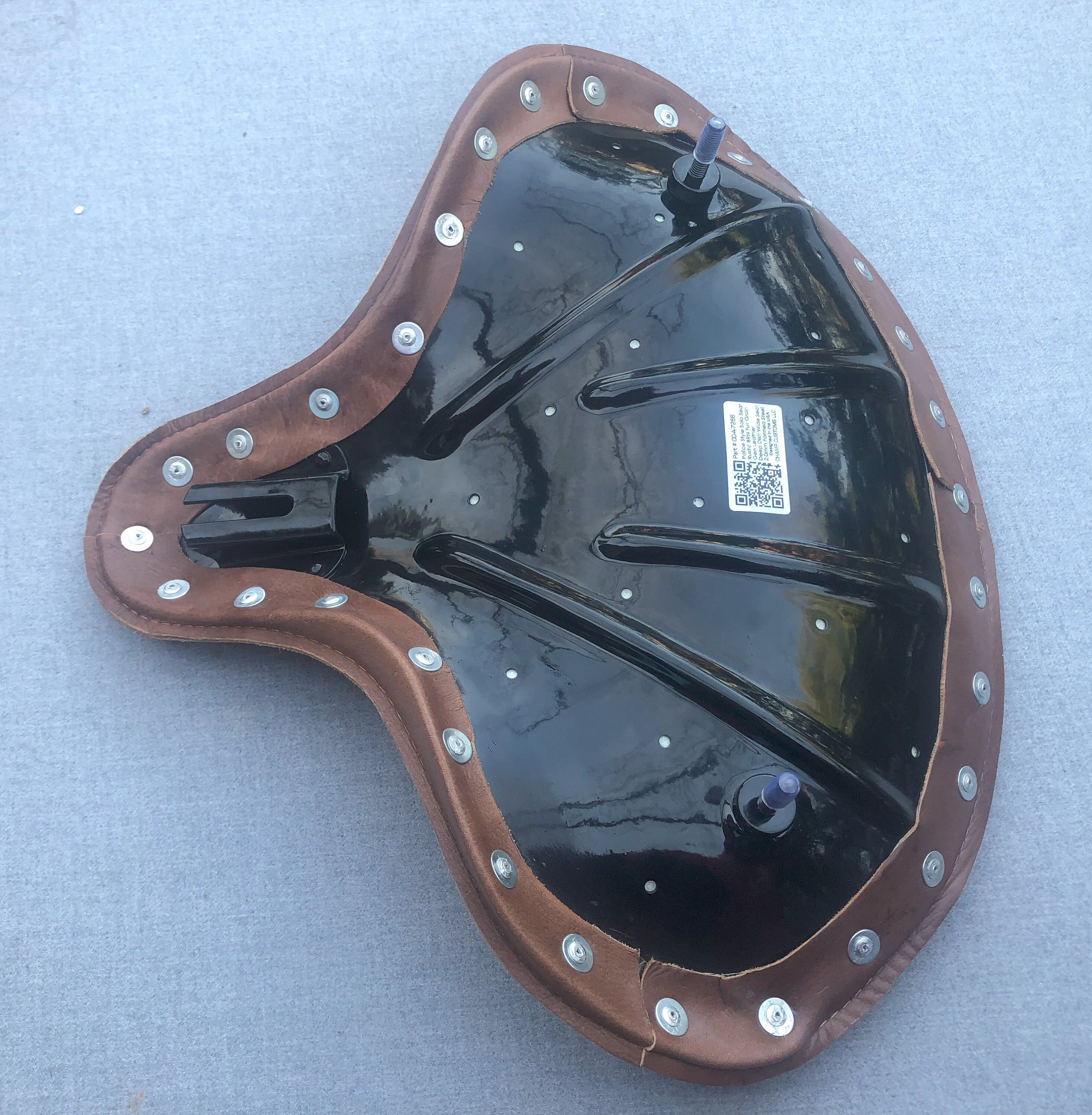 Harley Police Style Panhead Knucklehead Flathead EL WL ULH Brown ...