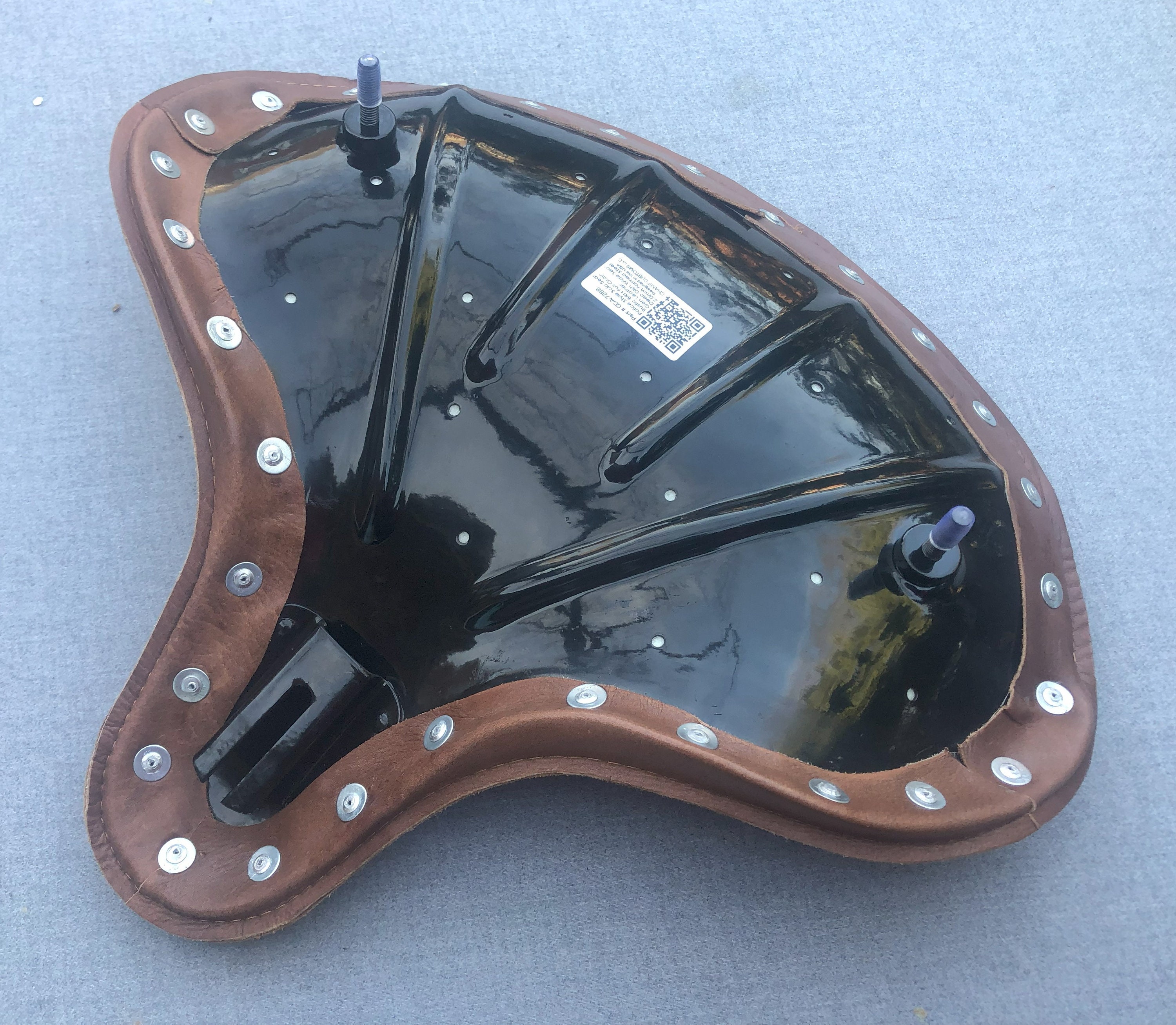 Harley Police Style Panhead Knucklehead Flathead EL WL ULH Brown ...