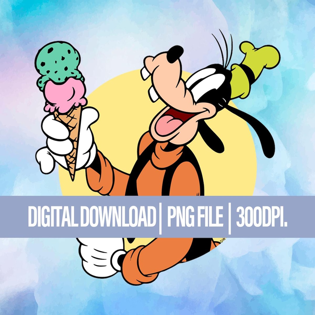 Goofy Clipart Digital Download Printable PNG Cartoon Mickey Mouse Retro ...