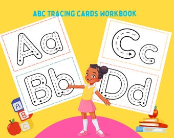 ABC Coloring Book, Alphabet Tracing Cards Worksheets, Alphabet Tracing Cards, Alphabet ...