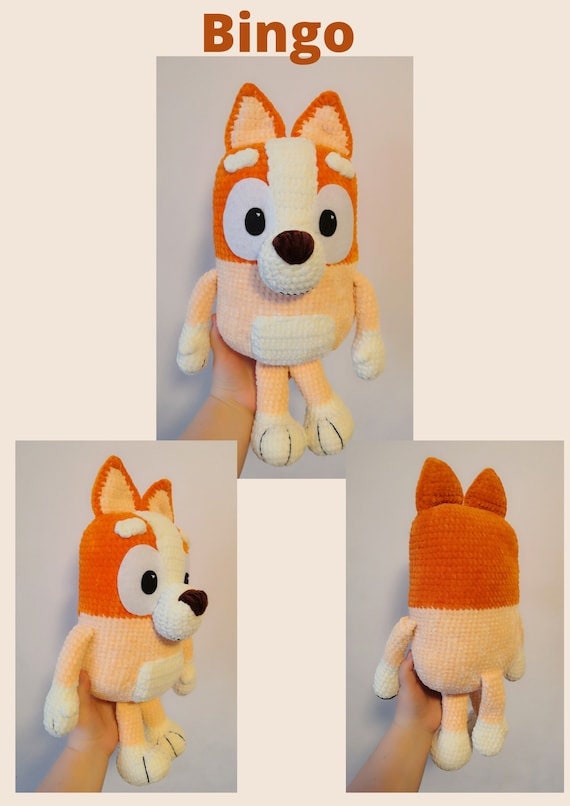 Cute Bluey and Bingo Crochet Pattern PDF FILE Instant Download ...
