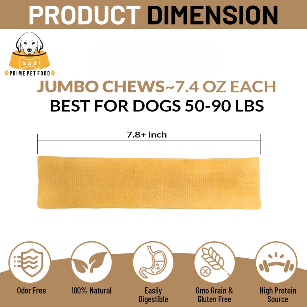 Prime Pet Food Himalayan Yak Cheese Dog Chew, Monster Milk Bone for ...
