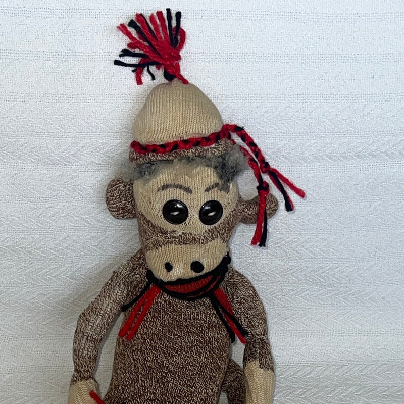Sock Monkey Art - Etsy