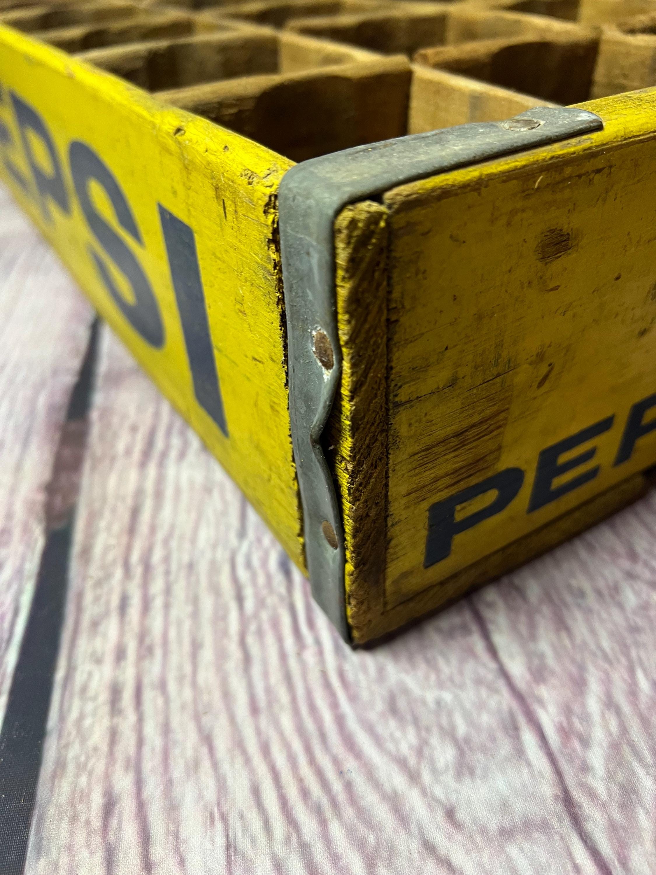 VINTAGE ~ 1960’s Pepsi Cola Wooden Bottle Crates, 24 Pack Crates - Etsy