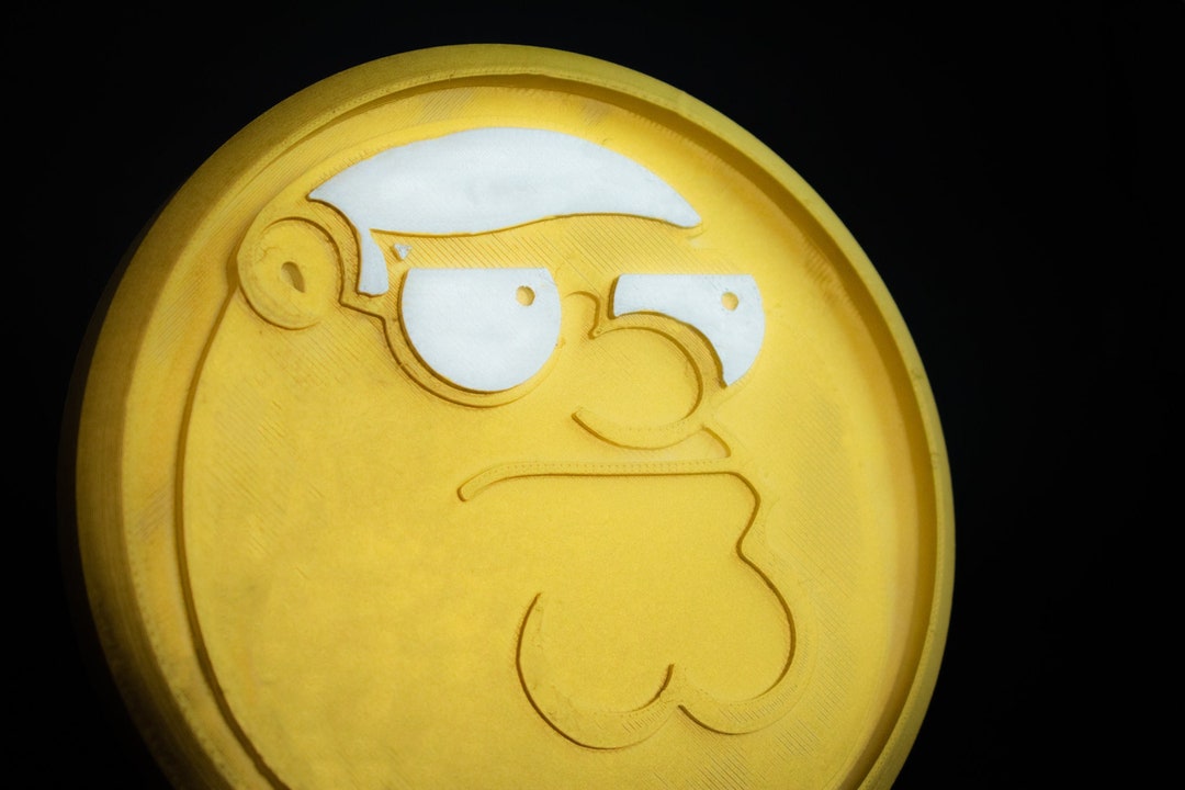 Peter Griffin Medallion Peter Griffin Golden Medallion Hero Fort Token ...