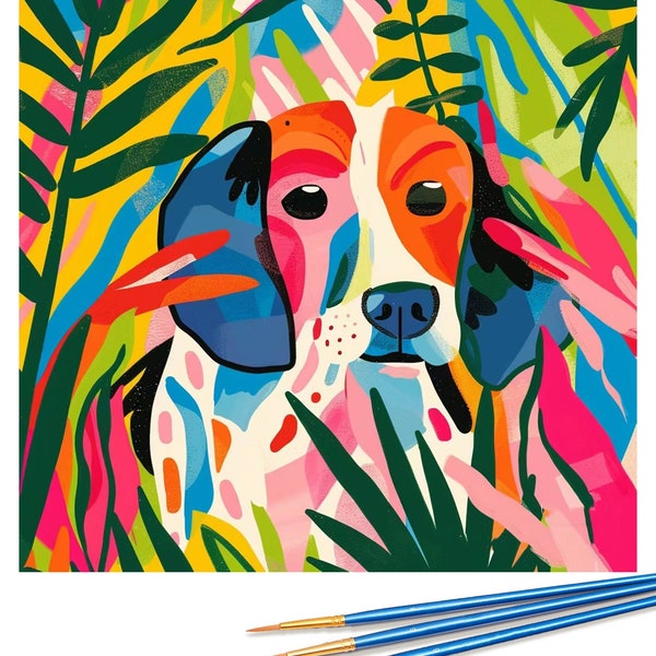 Paint by Numbers, Cat Paint by Number Kit, Adult Paint by Number Canvas ...