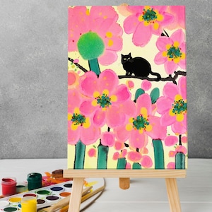 Paint by Numbers, Cat Paint by Number Kit, Adult Paint by Number Canvas ...