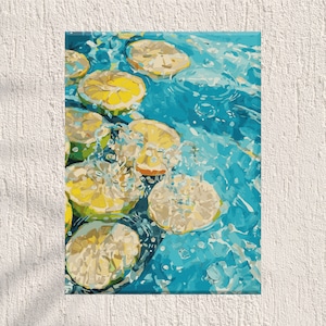 Summer Lemon Fruit Paint by Numbers, Paint by Number Kit Adult ...