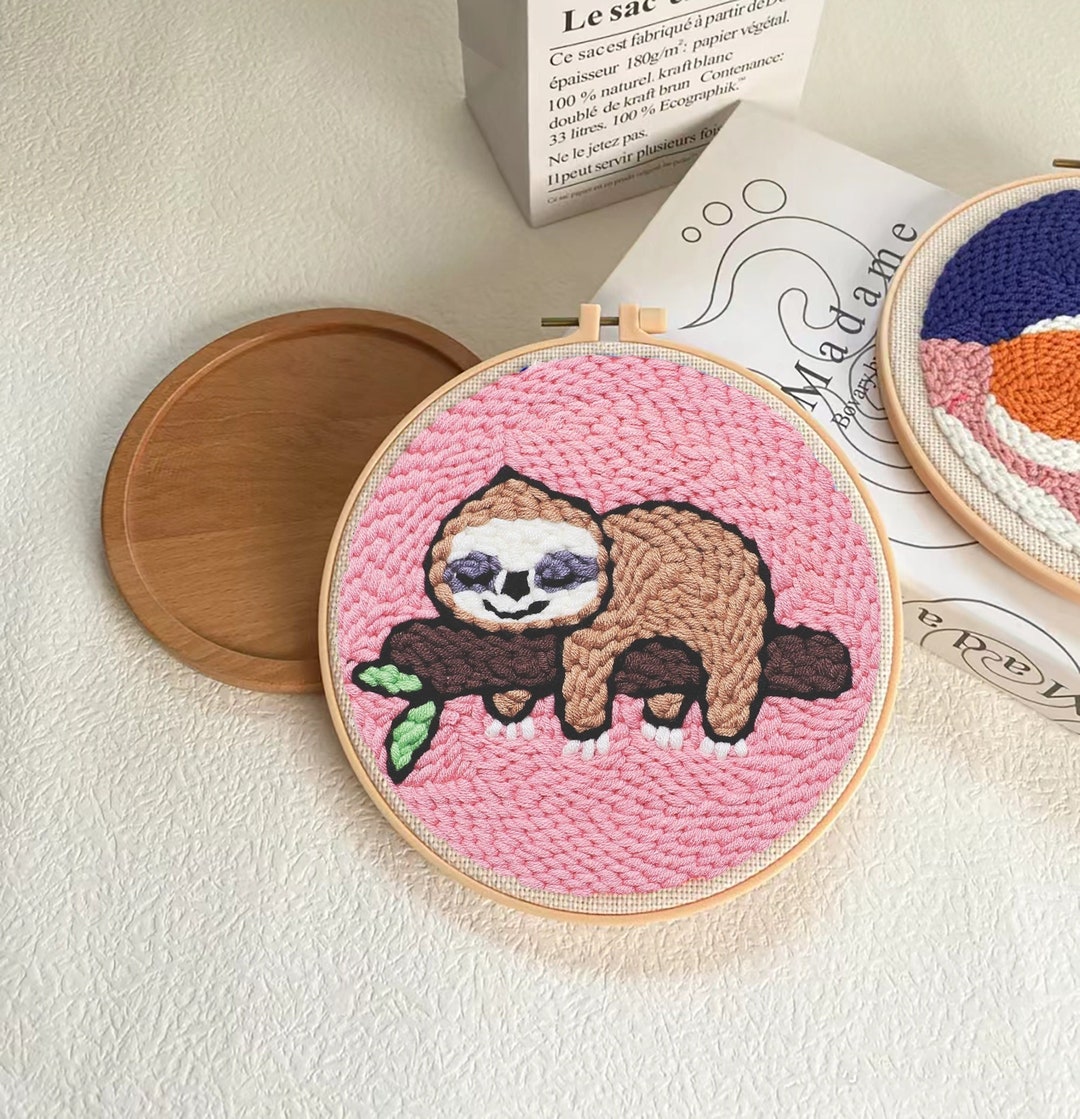 Punch Needle, Punch Needle Kits Beginner, Punch Needling, Easy Craft ...