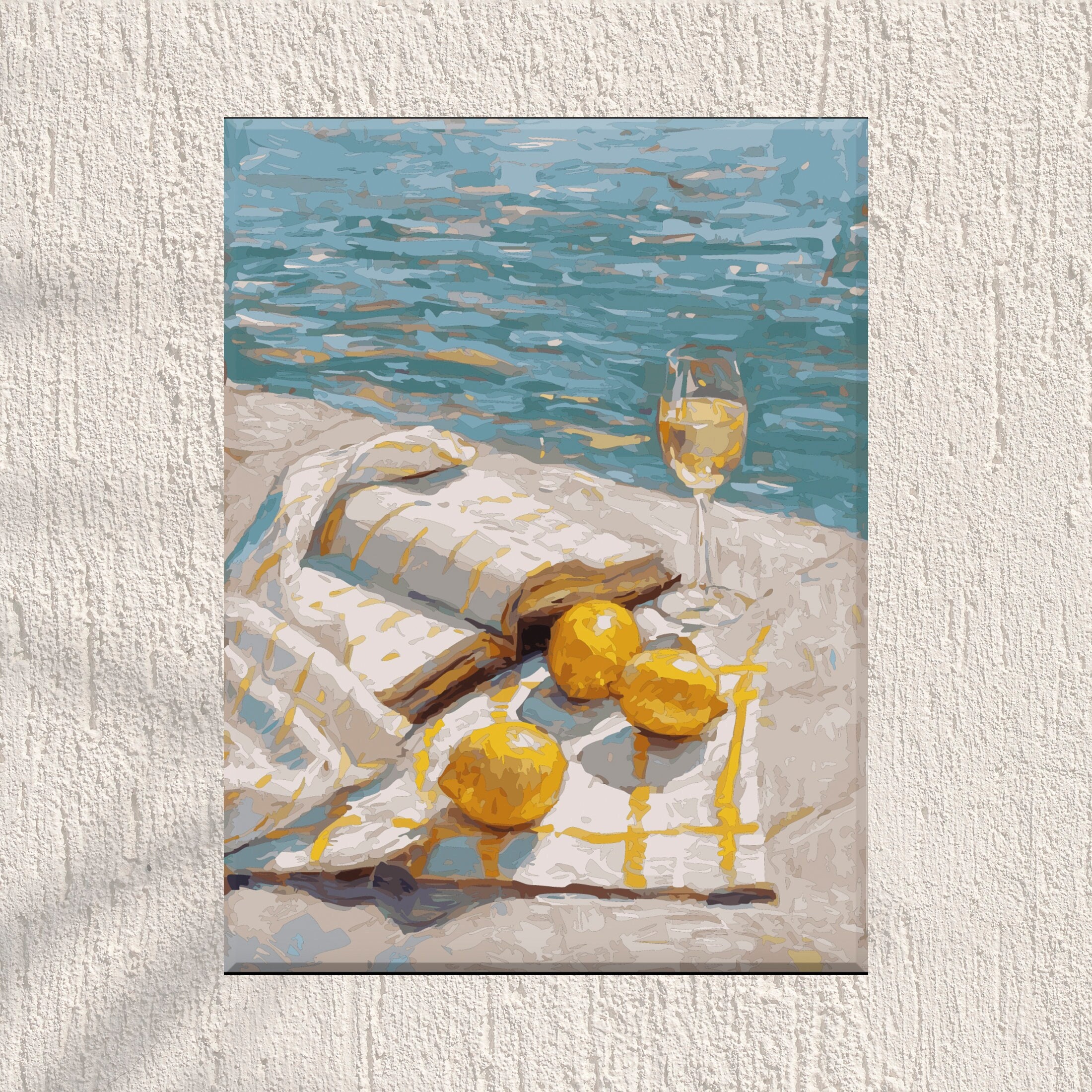 Summer Lemon Fruit Paint by Numbers, Paint by Number Kit Adult ...