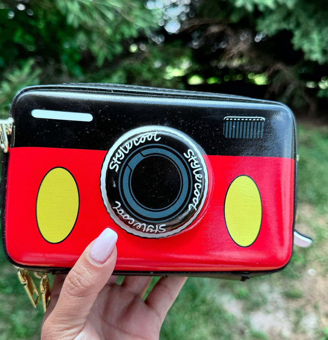 Personalized Mickey Mouse Camera Crossbody Bag - Etsy