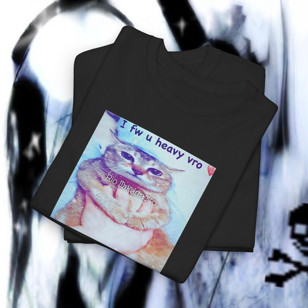 I Fw U Heavy Vro 3 Dole Dole Cat Hello Vro Papyrus Font Meme Wait I'm ...