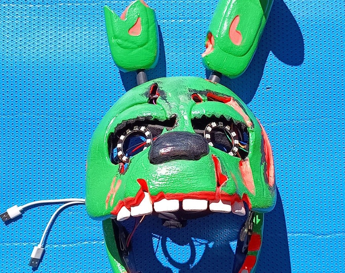 Animatronic Mask Cosplay Springtrap FNAF Animatronic Mask - Etsy