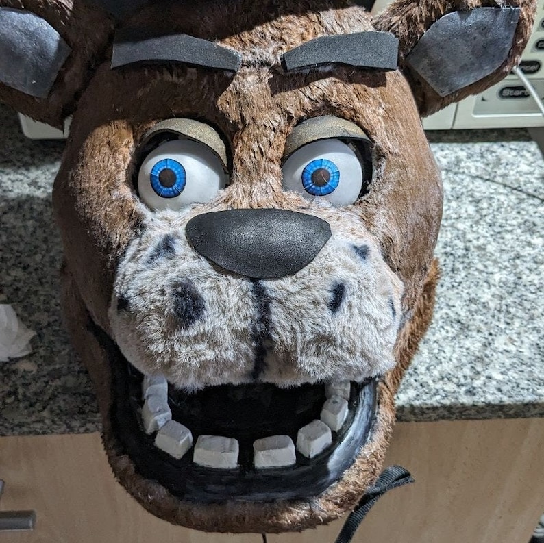 Animatronic Mask Cosplay Freddy Fazber FNAF - Etsy UK