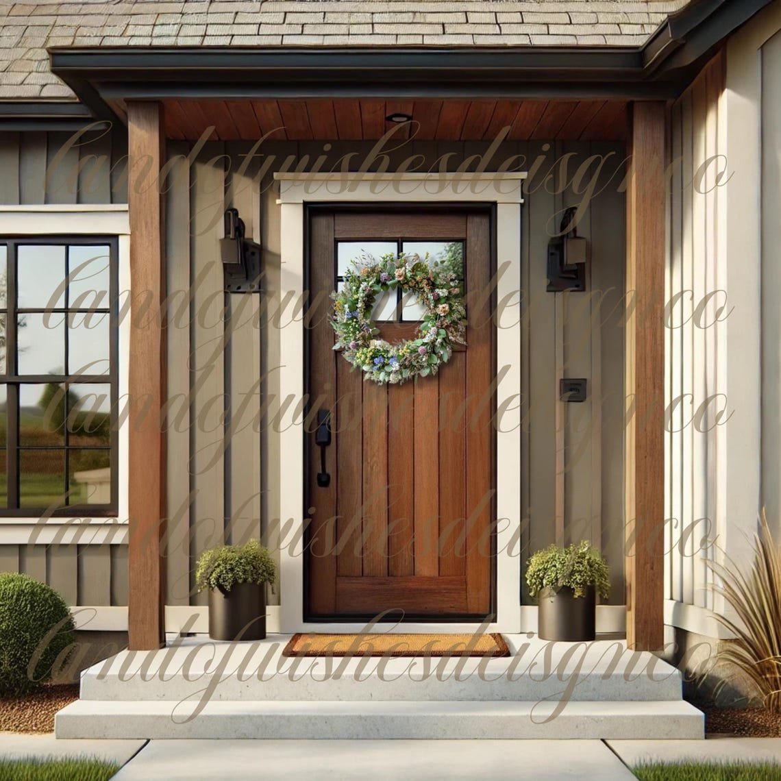 Door Mockup PNG Bundle Modern Farmhouse Front Doors, Front Door, Mockup ...