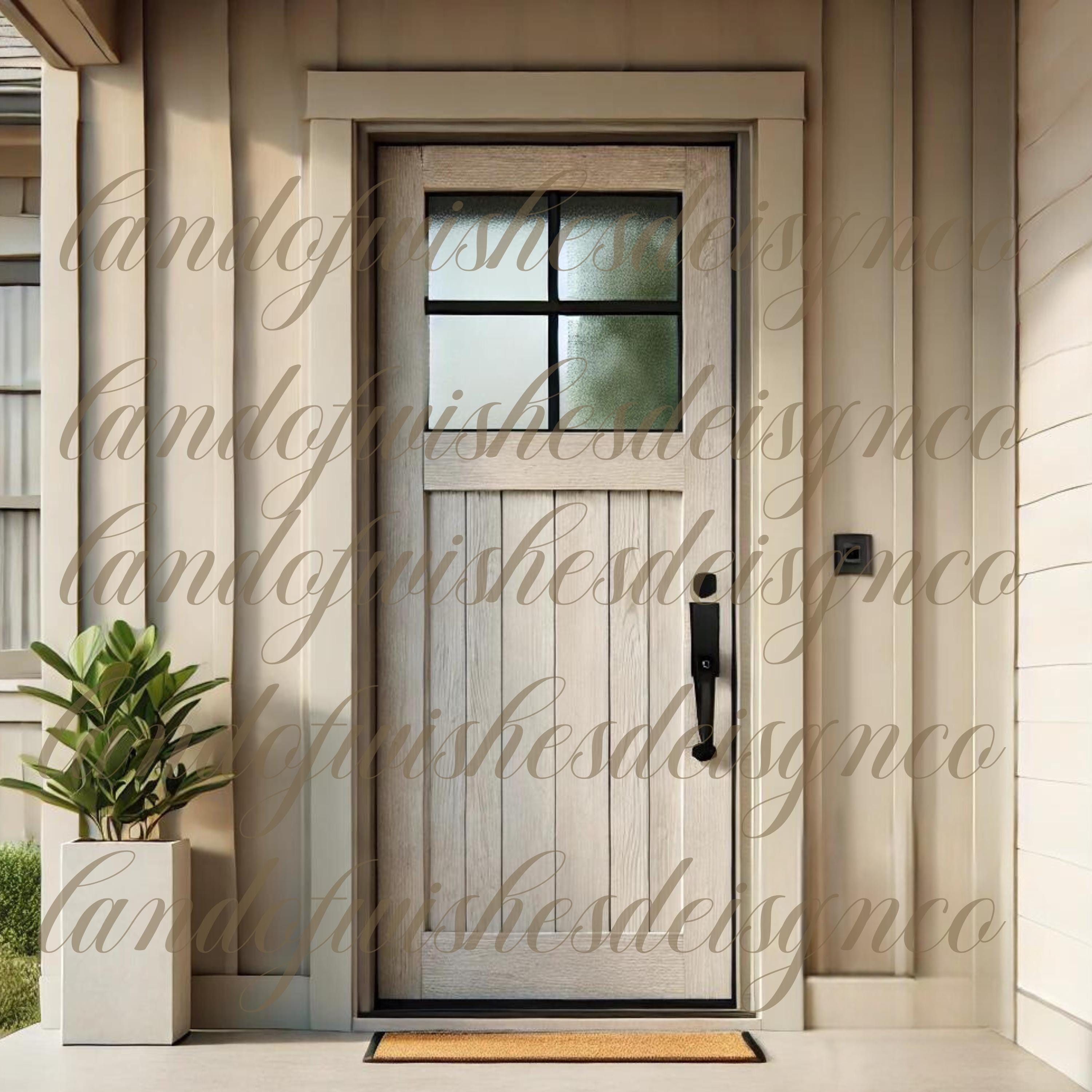 Door Mockup PNG Bundle Modern Farmhouse Front Doors, Front Door, Mockup ...