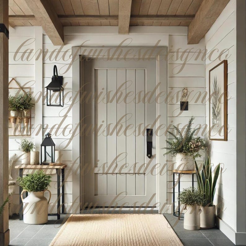 Door Mockup PNG Bundle Modern Farmhouse Front Doors, Front Door, Mockup ...