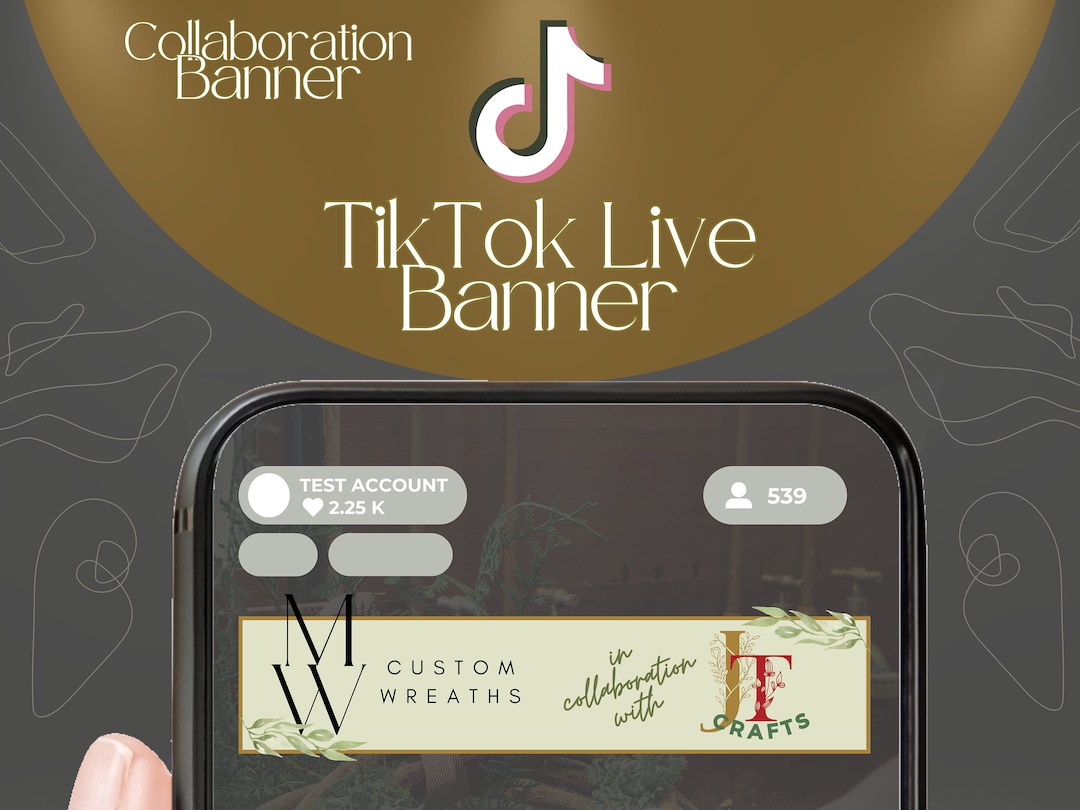 Tiktok Live Banner, Tiktok Live Overlay, Tiktok Live Graphics, Tiktok ...