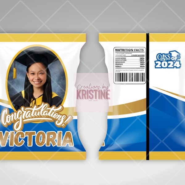 Graduation Chip Bags - Etsy