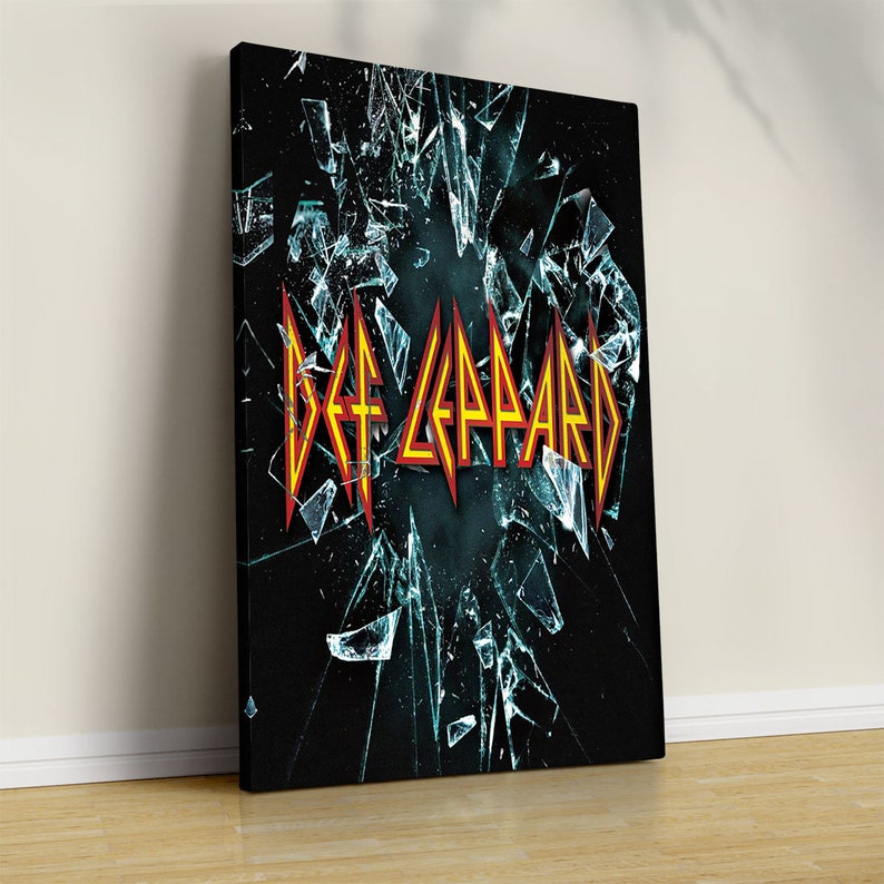 Def Leppard Painting the Dark Side of the Moon Tour Music Poster Framed ...