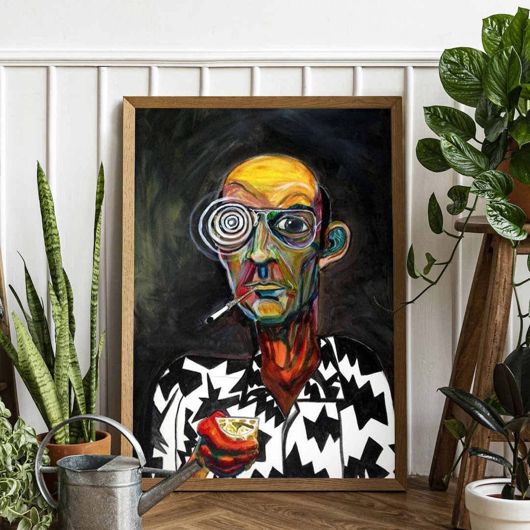 Abstract Face Painting Print Modern Face Art Abstract People Wall Art ...