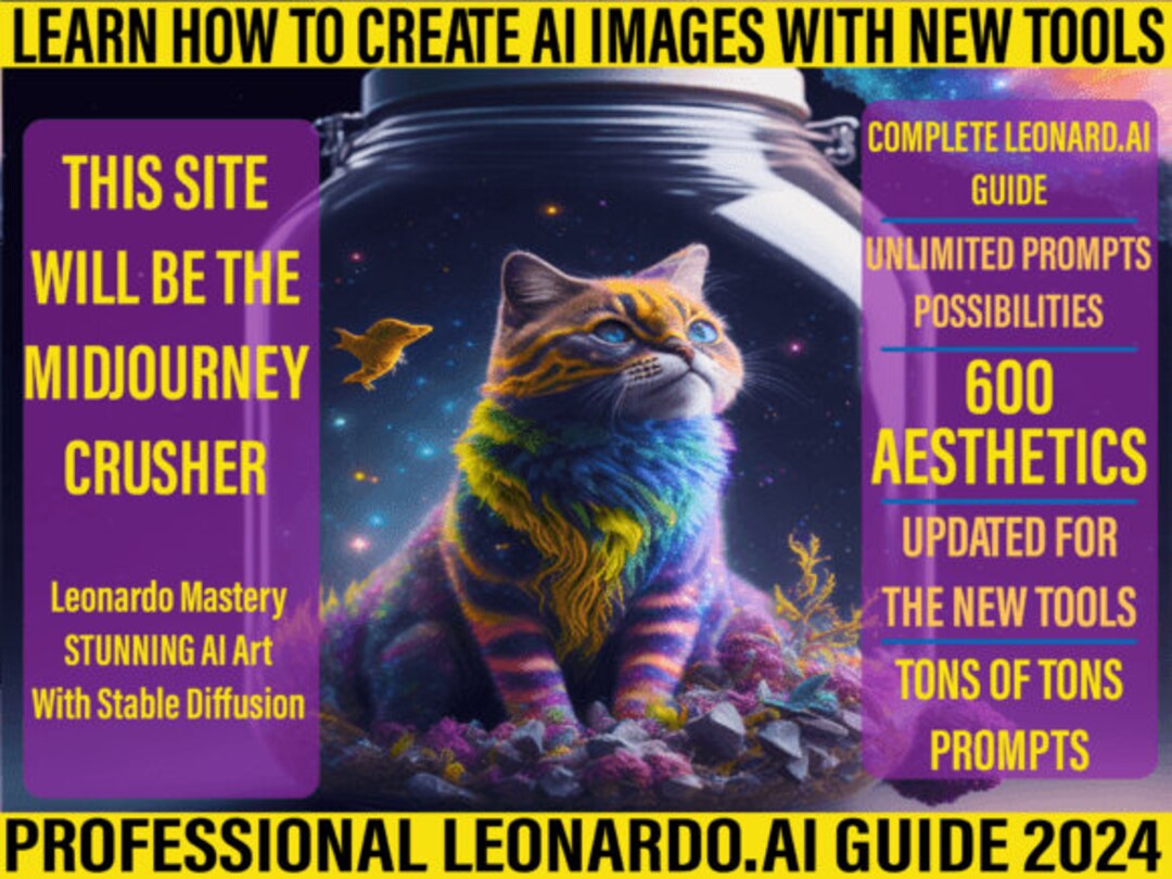 Leonardo AI Prompts Full Guide Tutorial - Etsy