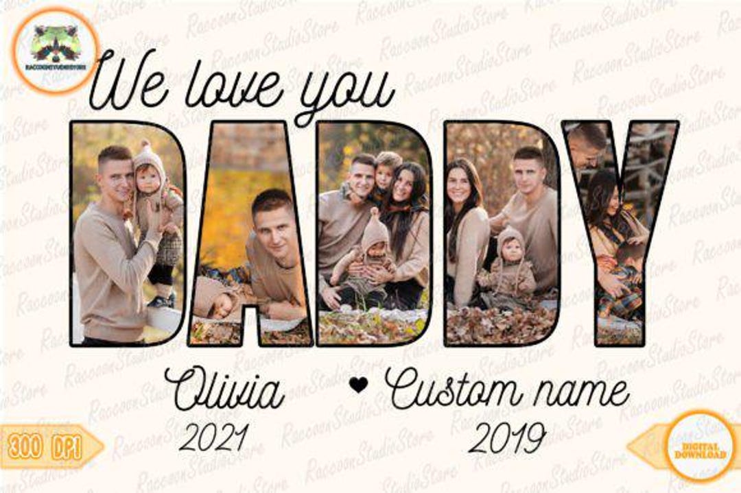 Customize Dad Kids Name, Father’s Day - Etsy