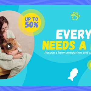Pet Adoption Promo Video Editable Canva Template for Shelters, Rescues ...