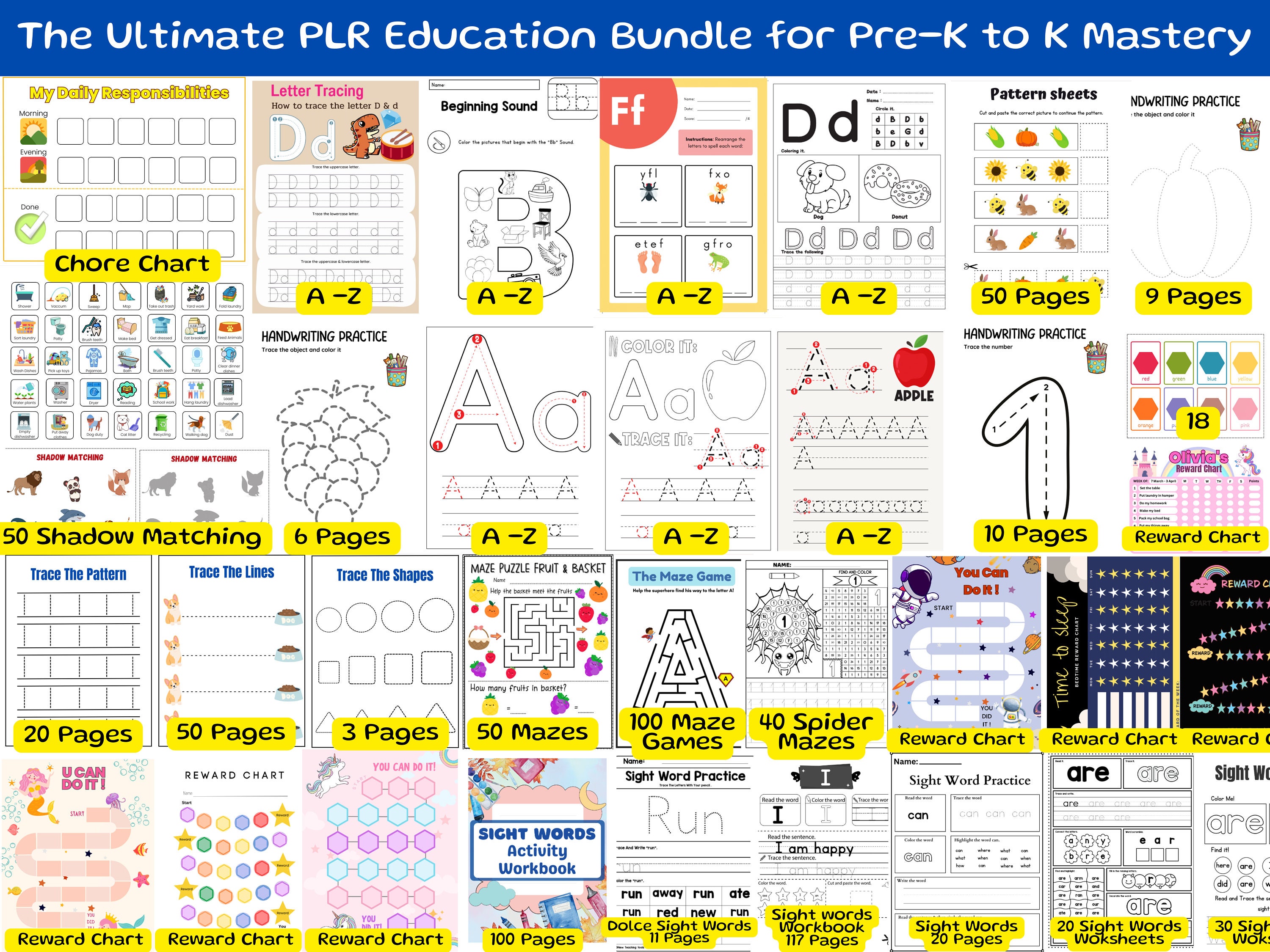 Early Learning Resource Mega Bundle | 15,000+ Ready-to-use Classroom ...