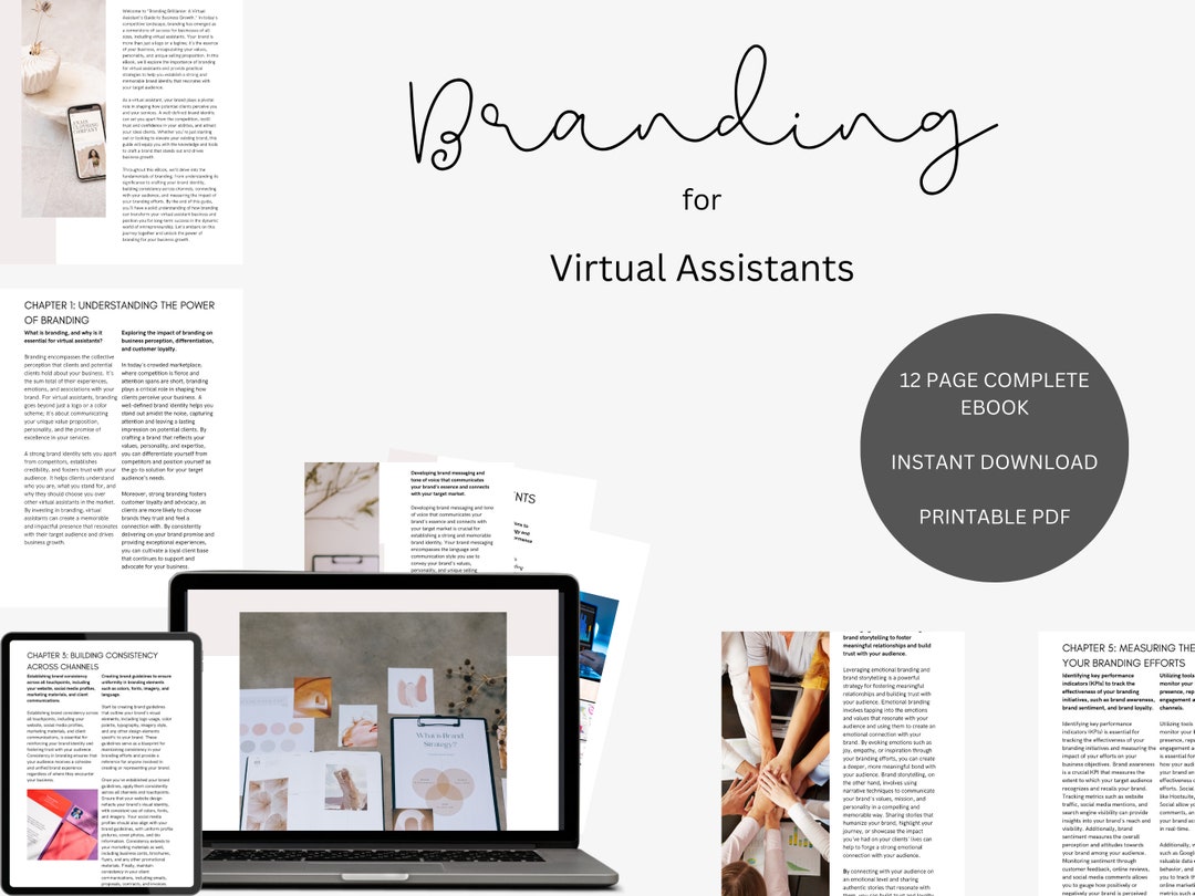 Branding for Virtual Assistants | Grow Your Business Ebook - Etsy