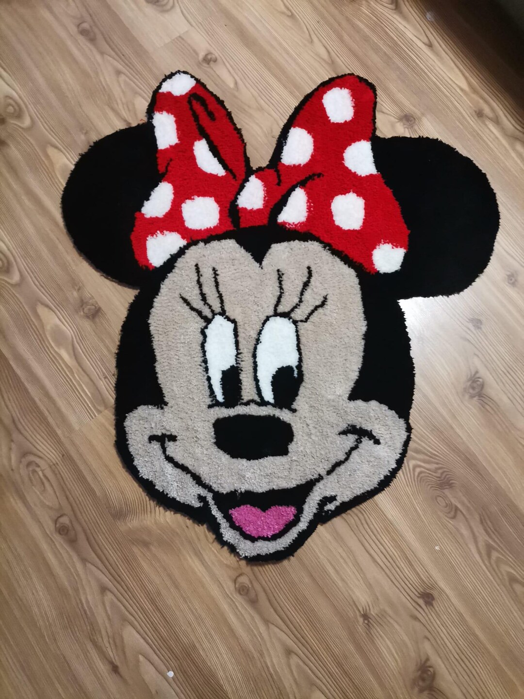 Handmade Tufted Rug, Cartoon Character Floor Mat, Fun Room Decor, Soft ...