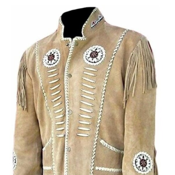 Mens Leather Mountain Man Shirt - Etsy