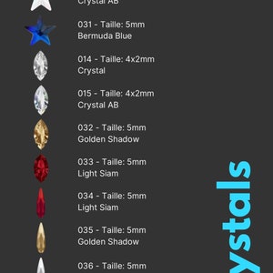 Set 20 Tooth Gems Swarovski With Shapes - Bijoux Strass Dentaires Avec ...