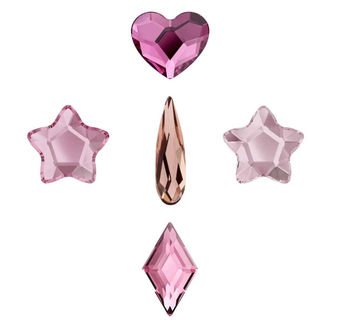 Set 20 Tooth Gems Swarovski With Shapes - Bijoux Strass Dentaires Avec ...