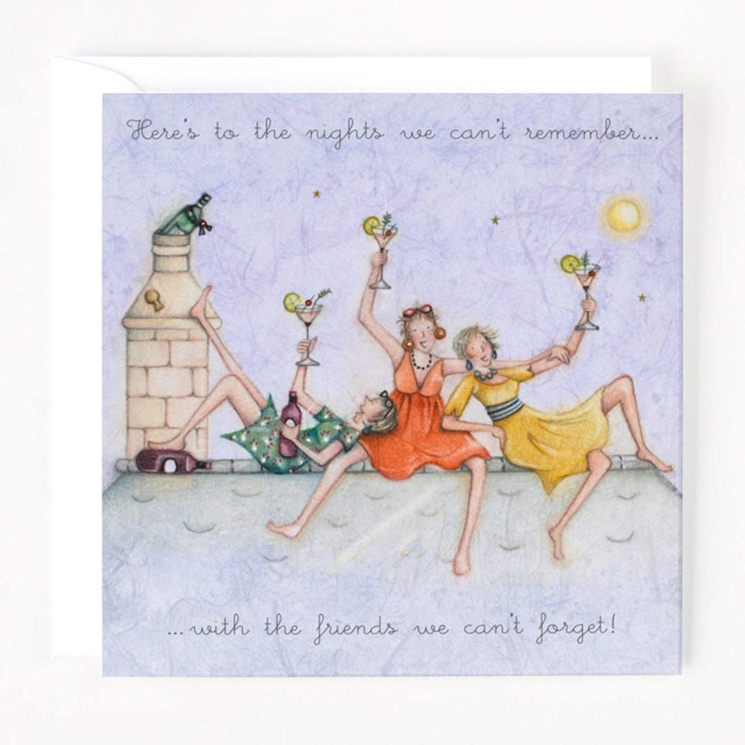 Berni Parker Birthday Card for Her - Here's to the Nights Birthday Card ...