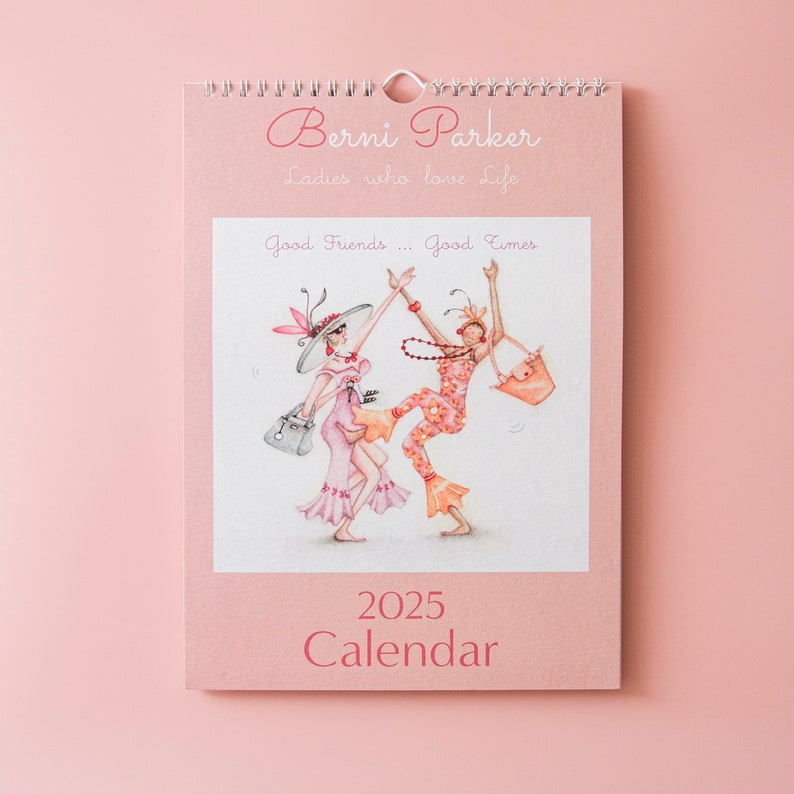 Berni Parker 2025 Calendar Friendship Good Friends Good Times - Etsy UK