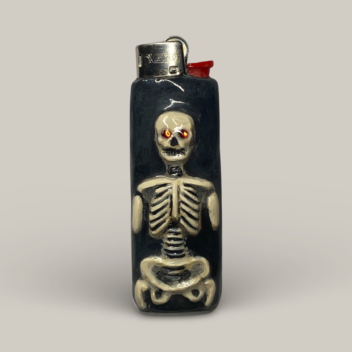 Skeletal Flare Handcrafted Clay Lighter - Etsy