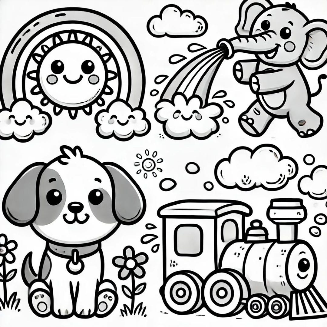 Fun Kids Coloring Pages, Printable Activities for Toddlers Kids 2-6 ...