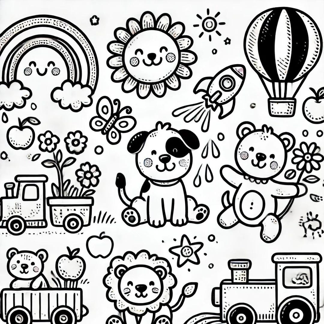 Kids Coloring Pages | Fun & Creative Printables, 2-5 Years Old, Kids ...