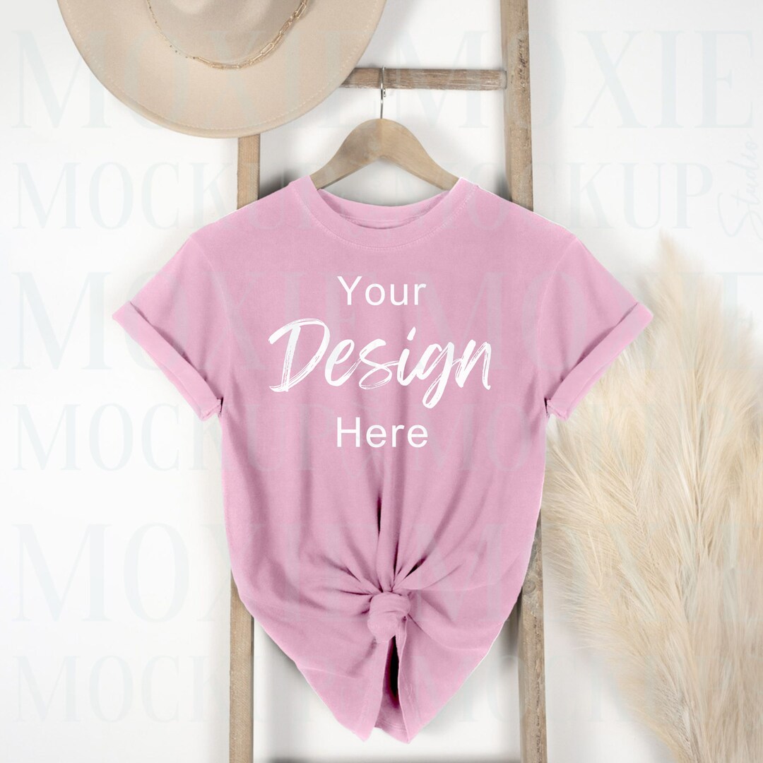Comfort Colors 1717 Blossom Mockup, Blossom Comfort Colors Mockup ...