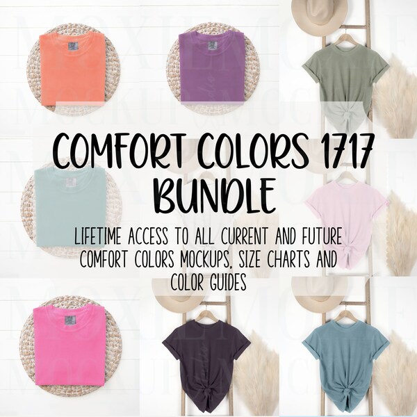 Color Chart Bundle, Current Color Guides, Bella Canvas, Gildan ...