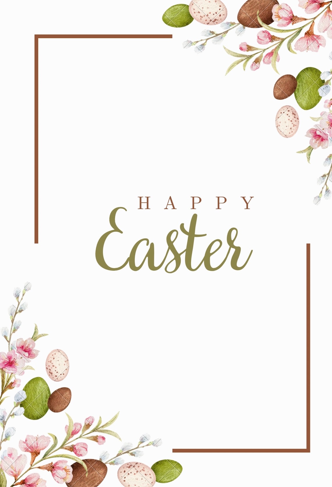 5 Happy Easter Printable Wallpapers for Living Room,kids Room,gameroom ...