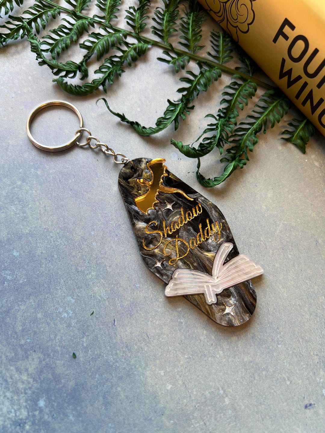 Shadow Daddy Keychain, Acotar Keychain, Fourth Wing Key Chain, Booktok ...
