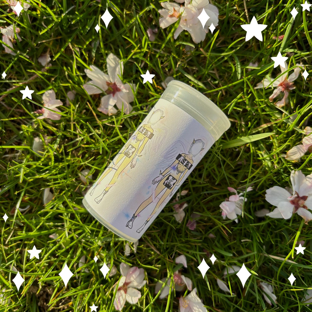 X-ray Angel Anime Girl Dram Bottle - Etsy