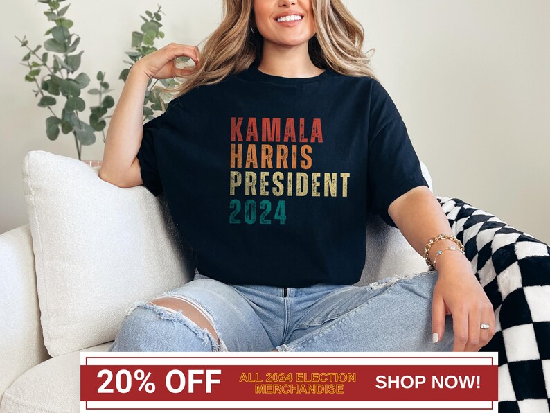 Kamala Harris President 2024 Tshirt, President Kamala Harris Shirts ...