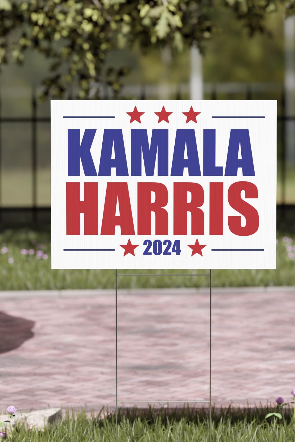 Kamala Harris 2024 Yard Sign, Kamala Harris for Presidential Election ...