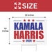 Kamala Harris 2024 Yard Sign, Kamala Harris for Presidential Election ...