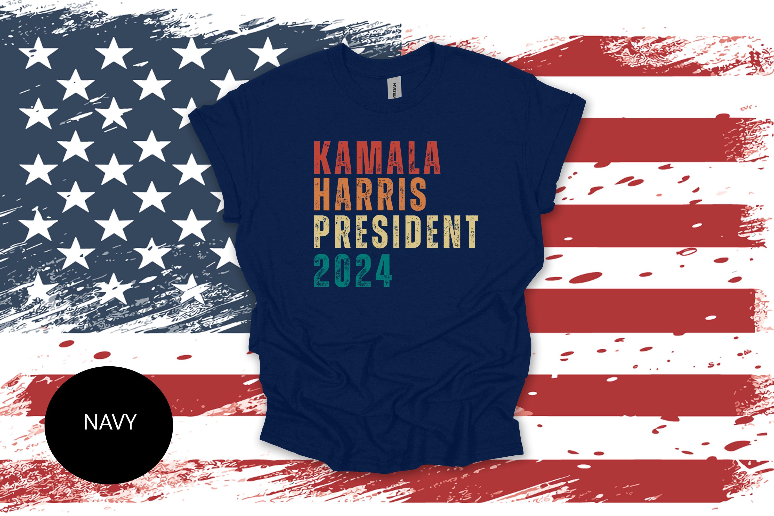 Kamala Harris President 2024 Tshirt, President Kamala Harris Shirts ...