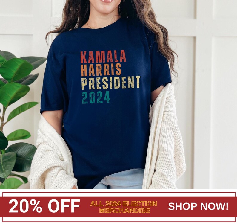 Kamala Harris President 2024 Tshirt, President Kamala Harris Shirts ...