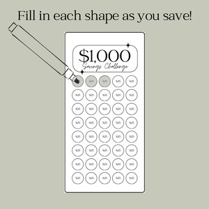 Savings Tracker A4 A5 Letter Money Bag Savings Challenge Printable ...
